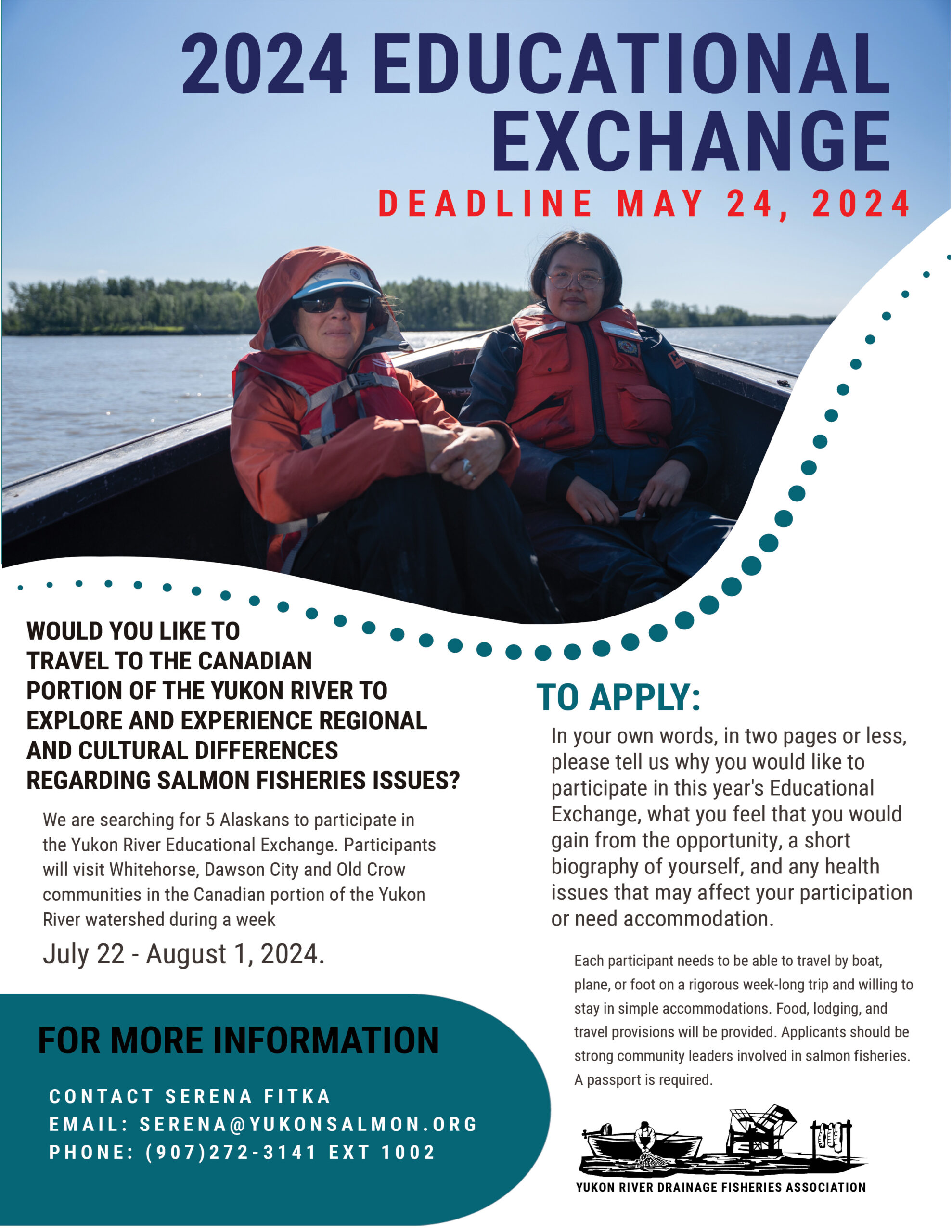 2024 Educational Exchange Information - Yukon River Drainage Fisheries ...